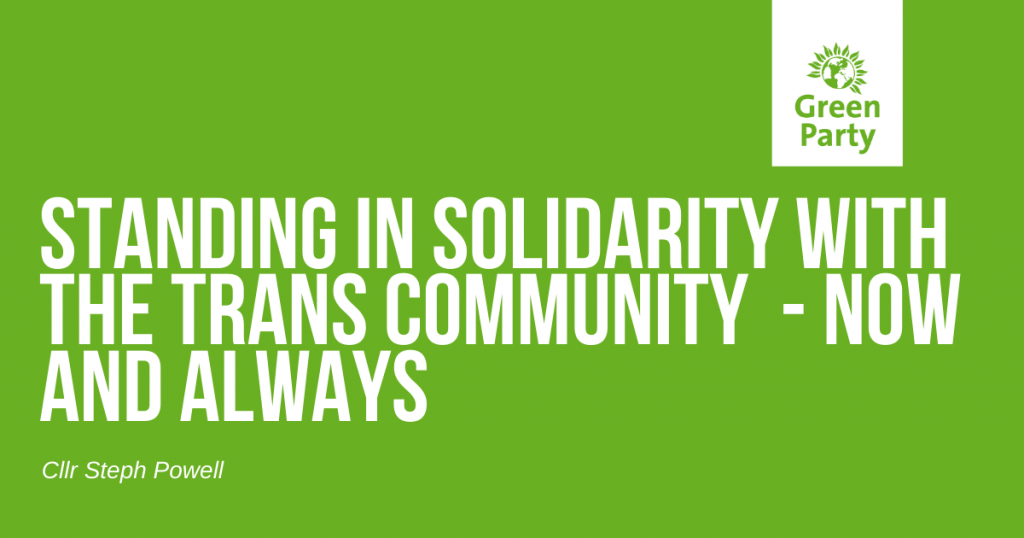 Standing in solidarity with the trans community this trans day of ...