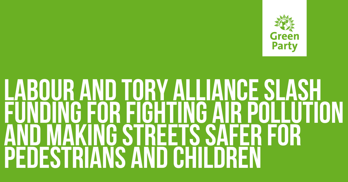 Labour and Tory alliance slash funding for fighting air pollution and ...