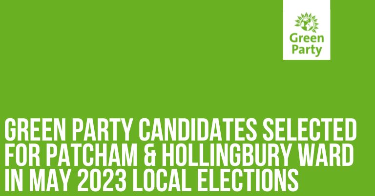 Green Party candidates selected for Patcham & Hollingbury ward in May ...