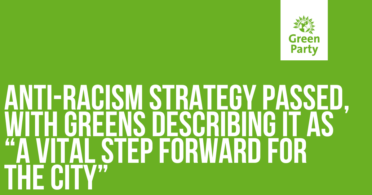 Anti-racism strategy passed, with Greens describing it as “a vital step ...